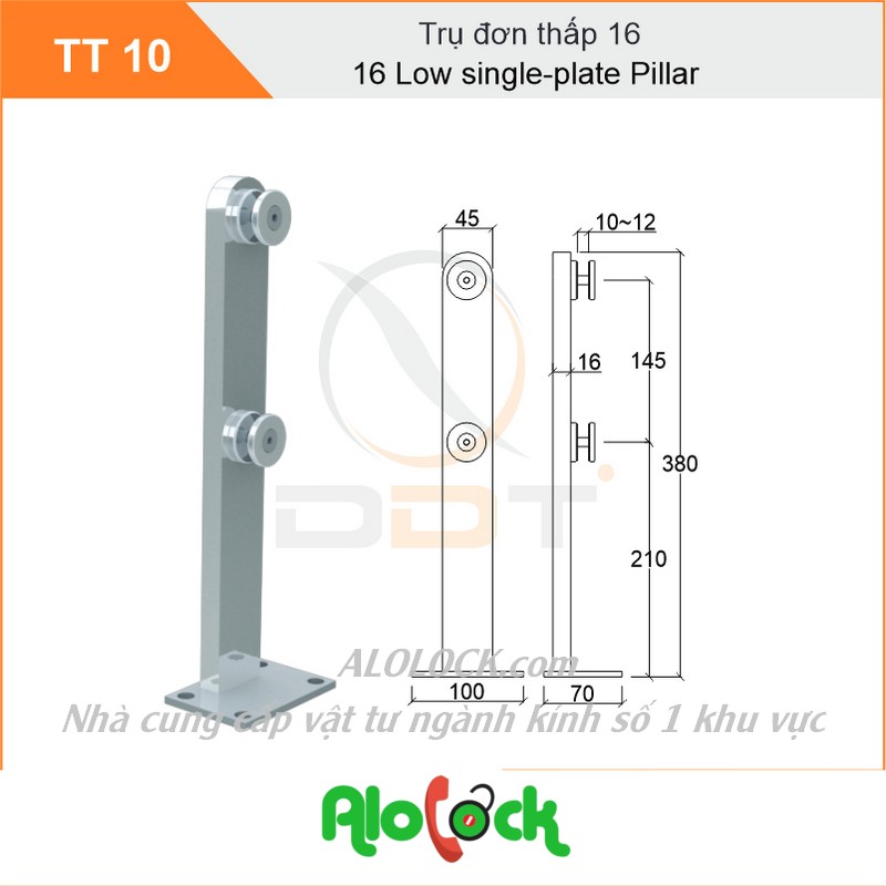 TRỤ ĐƠN THẤP 16 – TT10-Cầu thang thấp